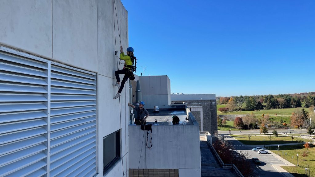Recent VCEMP Graduate Belays Derring Hall | Civil & Environmental ...